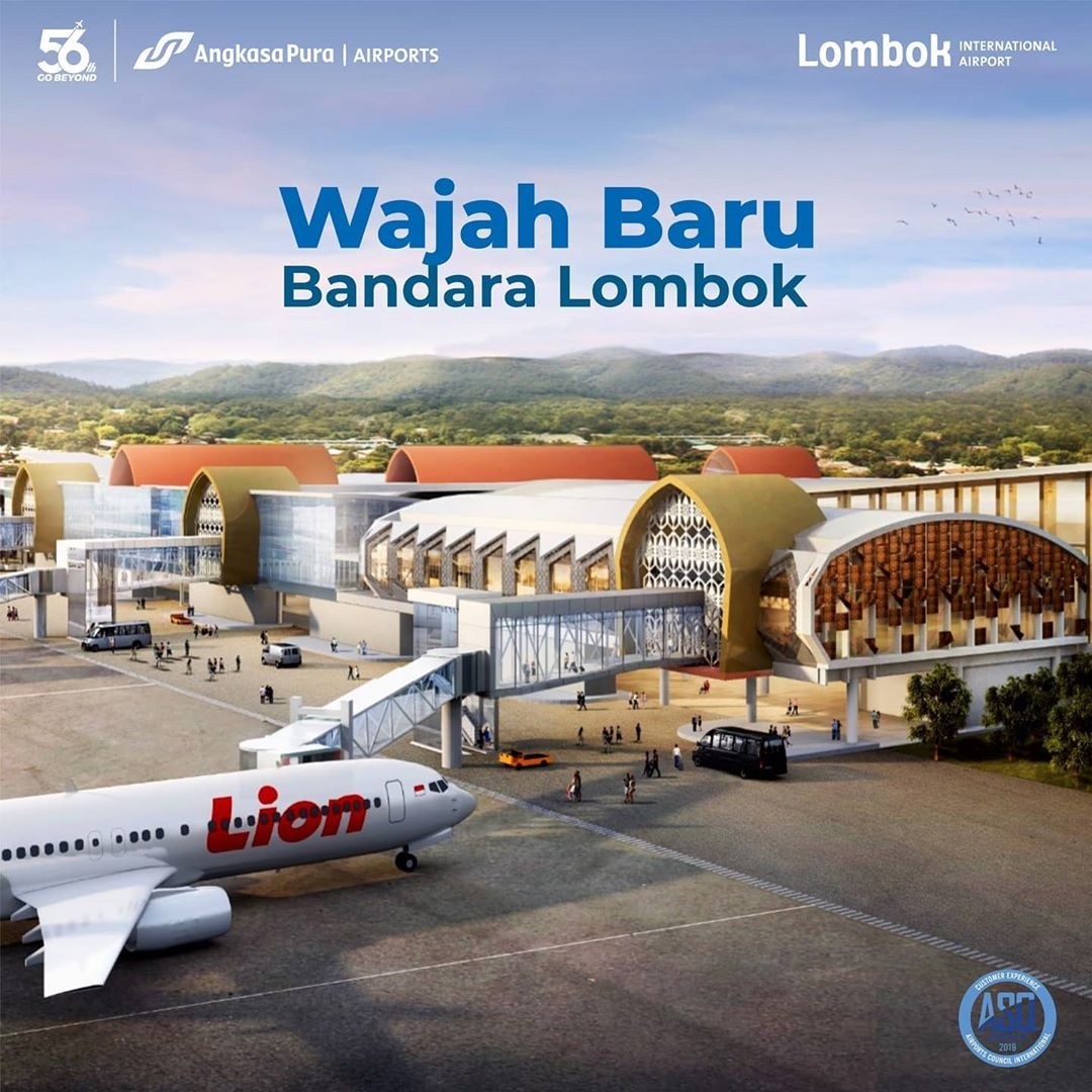 Ngintip Desain Wajah Baru Bandara Lombok - ASEDINO